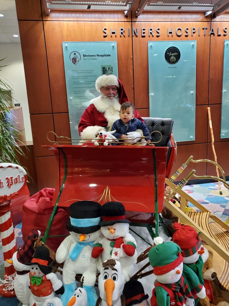 Shriner's Children's Hospital - Santa's Red Sleigh