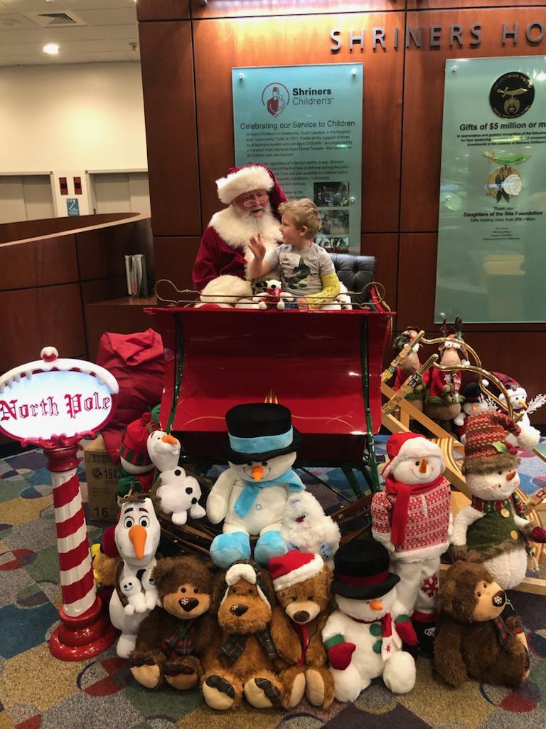 Shriner's Children's Hospital - Santa's Red Sleigh