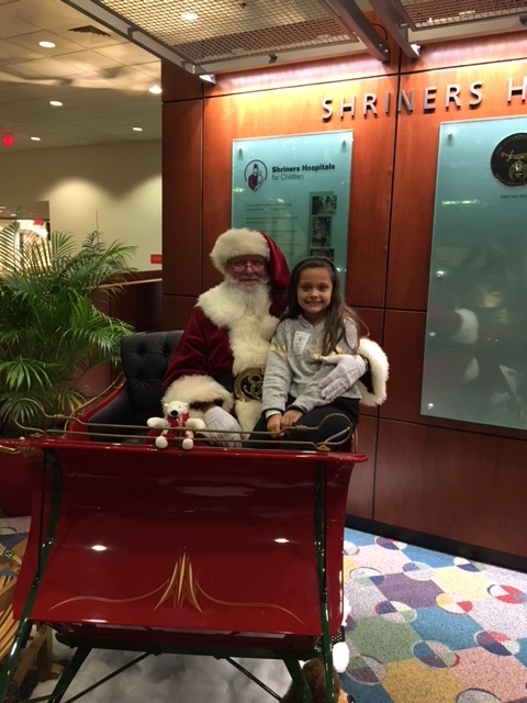 Shriner's Children's Hospital - Santa's Red Sleigh