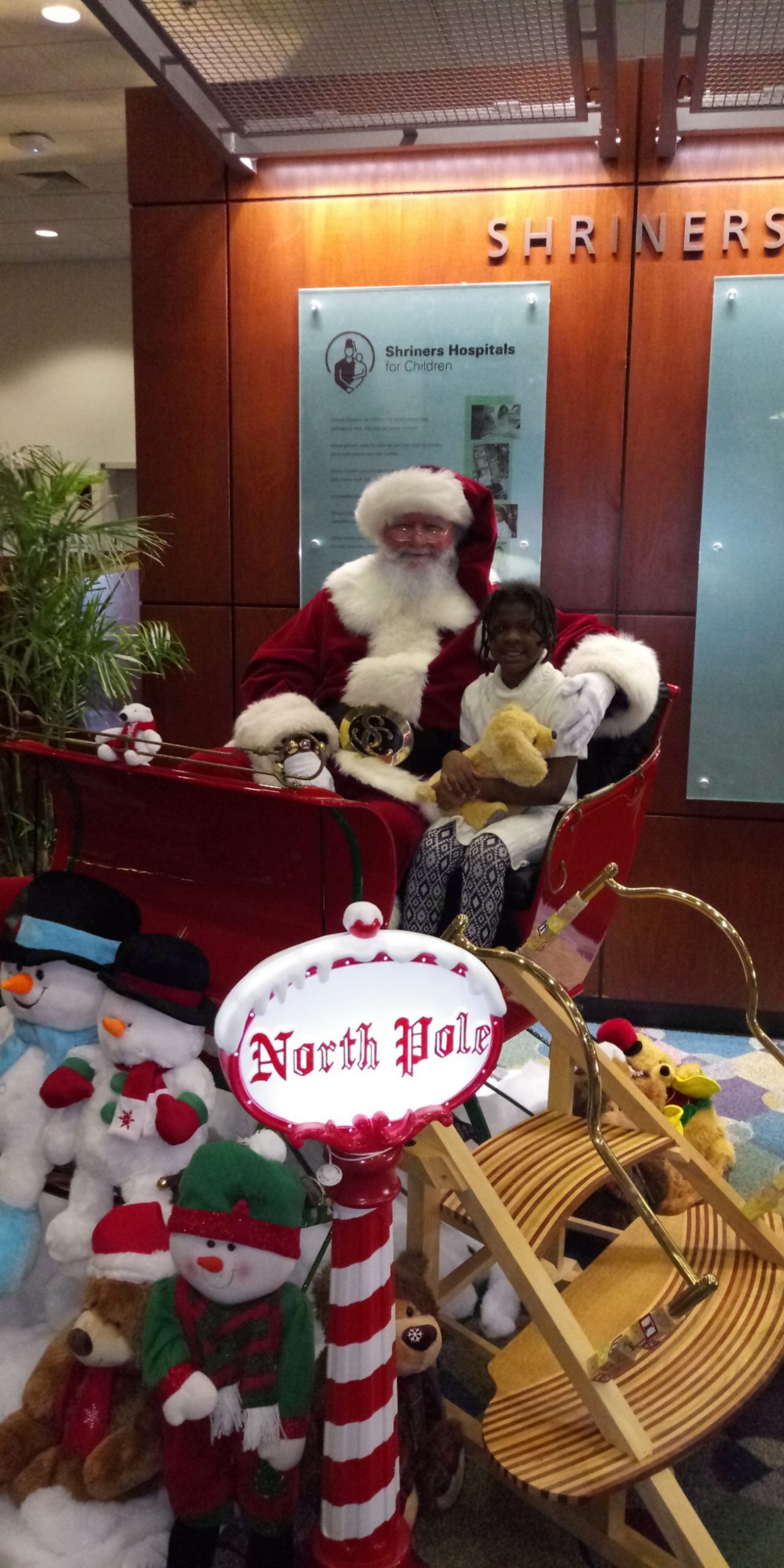 Shriner's Children's Hospital - Santa's Red Sleigh